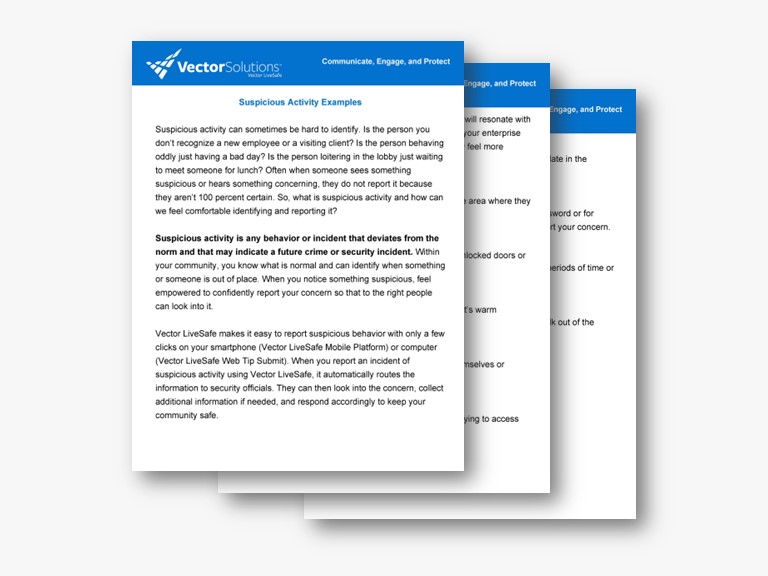 Understanding Suspicious Activity